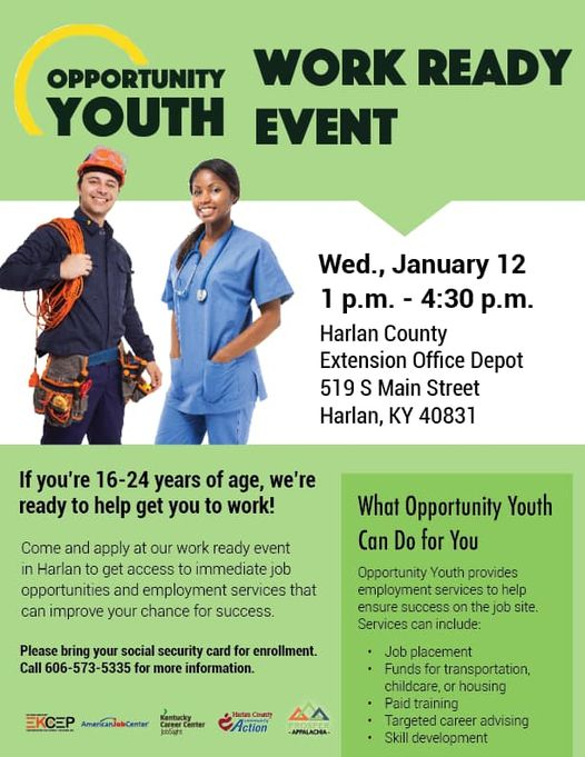 CAA offers Opportunity Youth Work Program | Harlan Enterprise