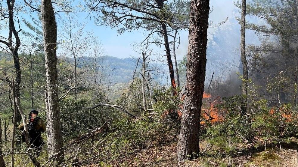 New containment lines set to control Natural Bridge wildfire | Harlan ...
