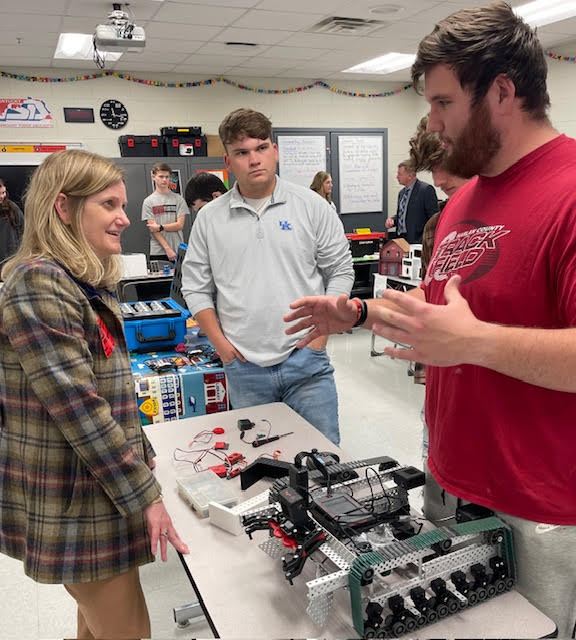 University of Kentucky officials visit Harlan County High School ...